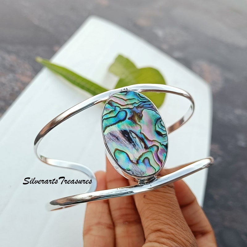 Abalone Bangle - Etsy