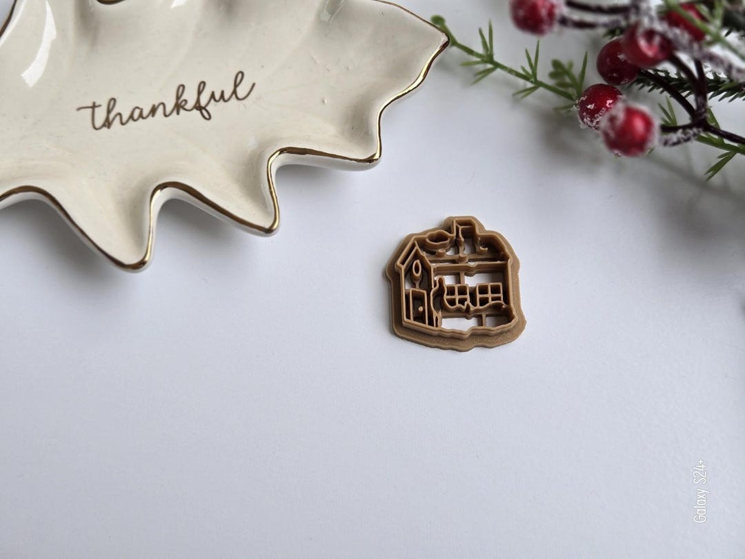 Forrest House Polymer Clay Cutter, Fall Cutter, Earring Cutter, Jewelry ...