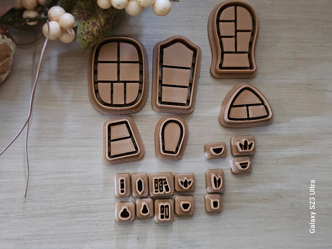 Bookshelf Polymer Clay Cutter, With Books Cutter, Earring Cutter ...