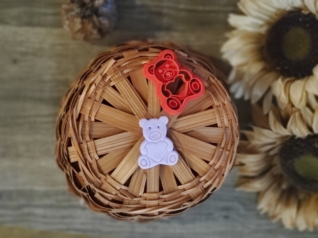 Teddy Bear Polymer Clay Cutter, Teddy Cutter, Earring Cutter, Jewelry ...