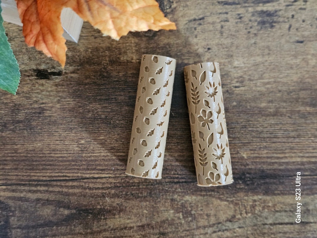 Autumn Texture Rollers Set, Craft Tools for Fall Decor - Pumpkin Spice ...