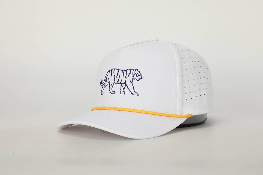 LSU Tiger Performance Rope Hat - White - Etsy