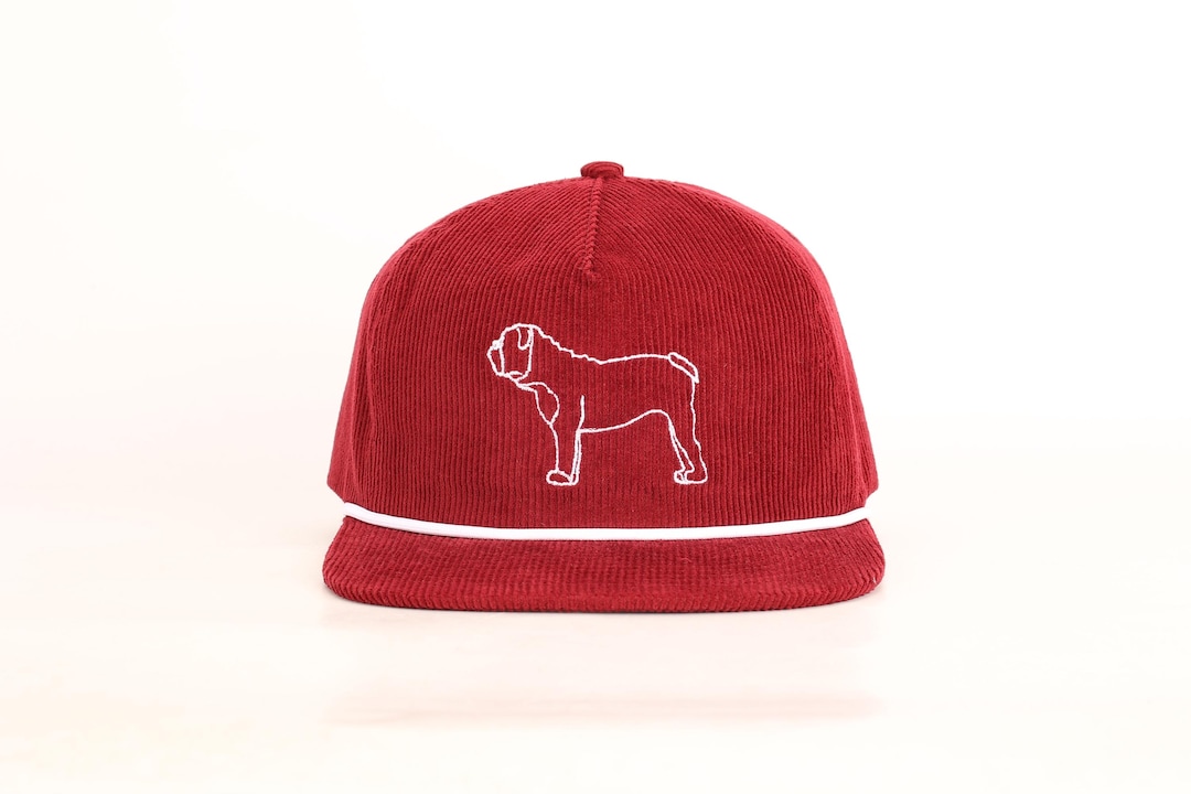 Mississippi State Bulldog Corduroy Rope Hat - Maroon - Etsy