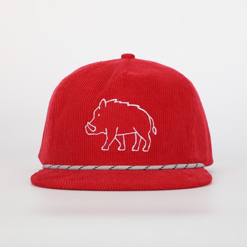 Cardinal Boar Rope Hat Corduroy - Etsy