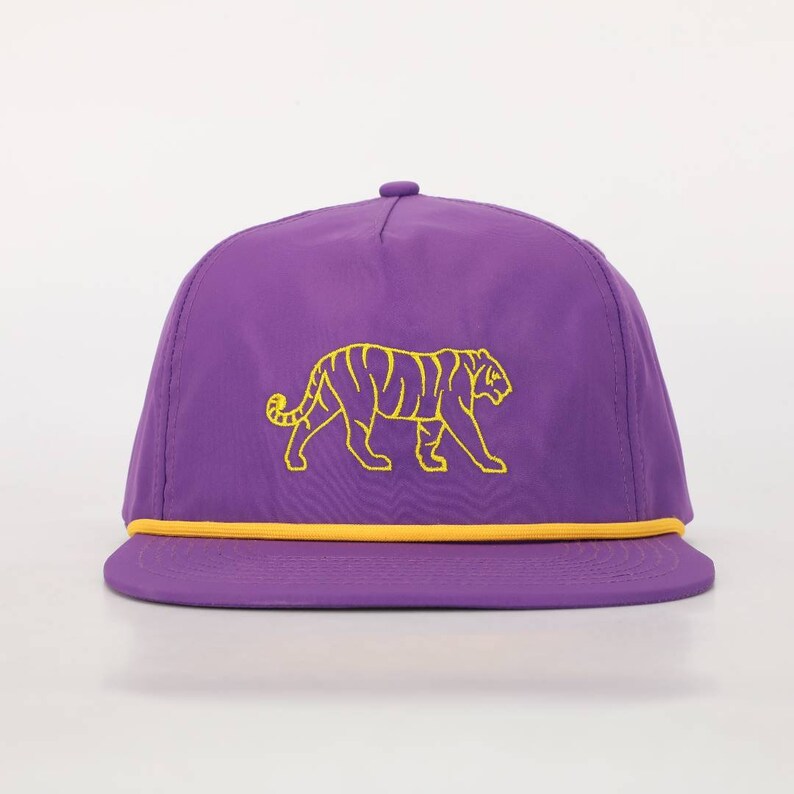 LSU Purple Tiger Rope Hat - Etsy
