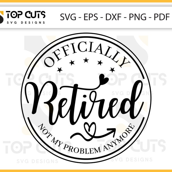 Retired Stamp Svg - Etsy