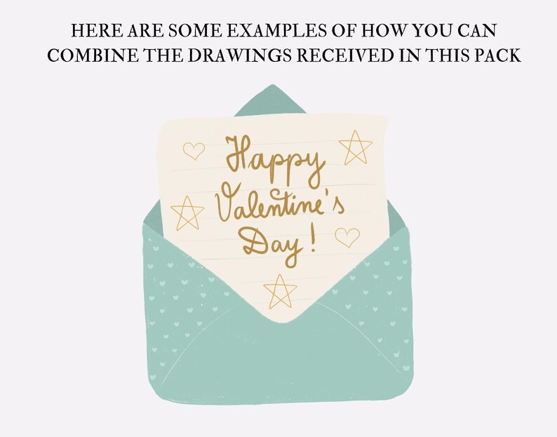 Valentines Day Clipart High Quality PNG Love Digital Clipart Lettering ...