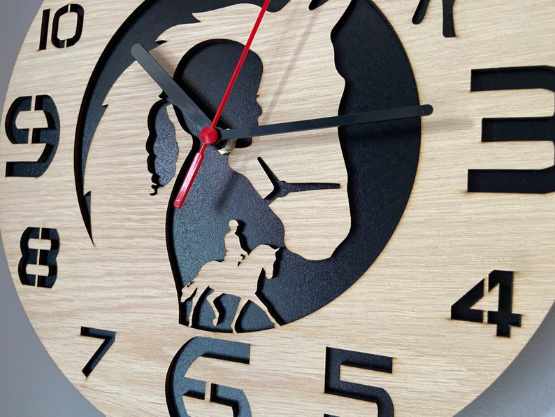 DIGITAL FILE Laser Cut Horse Pony Wall Clock With Girl SVG - Etsy