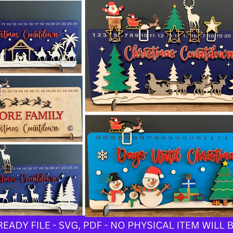 Christmas Countdown - Etsy