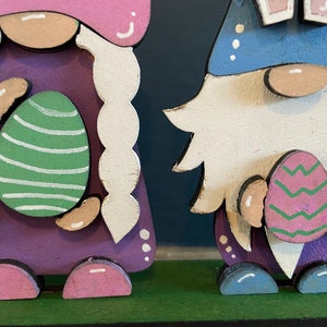 DIGITAL FILE, Easter Bunny Gnome SVG File, Easter Shelf Sitter Gnome ...