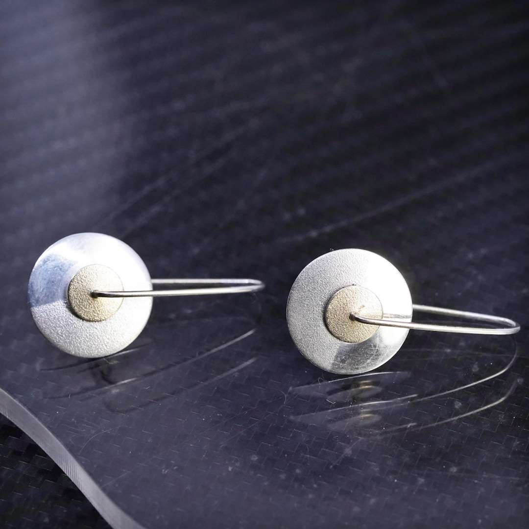 Vintage KLS Keith Lewis Studio Sterling 925 Silver Kinetic Circle ...