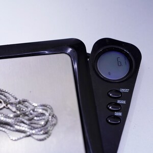 30” 1mm, Vintage Italian Sterling Silver 925 Box Chain Necklace ...