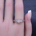 Vintage Sterling Silver CZ Engagement Ring - Size 9.25 - Etsy