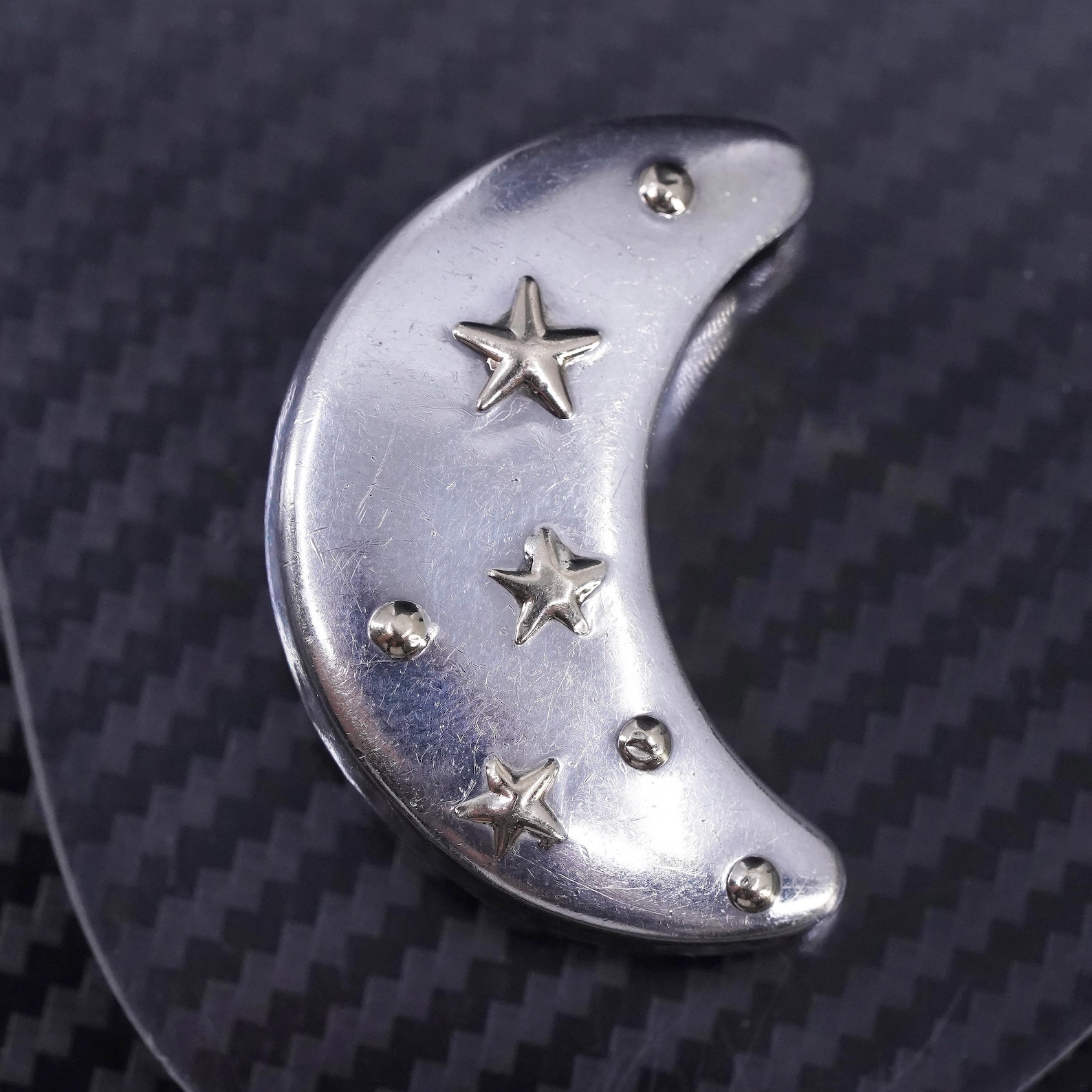 Vintage CL Two Tone 14K Yellow Stars With Sterling Silver 925 Handmade ...