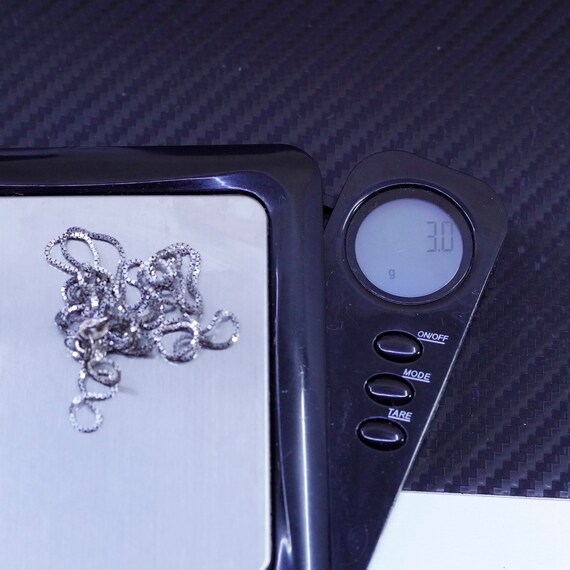 30” 1mm, vintage Italian sterling silver 925 box chai… - Gem