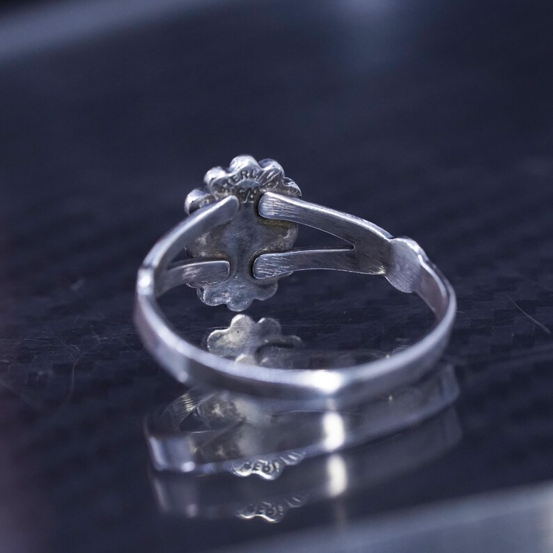 Size 8.25, Native American Wheeler WM Sterling Silver 925 Bell Trading ...