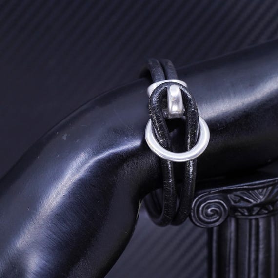 6.5”, vintage Mexican 925 Sterling 925 Silver handmad… - Gem