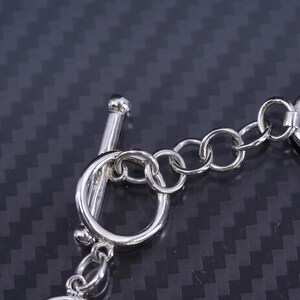 7+0.5”, Vintage LUC Sterling Silver 925 Handmade Bracelet With Abalone ...