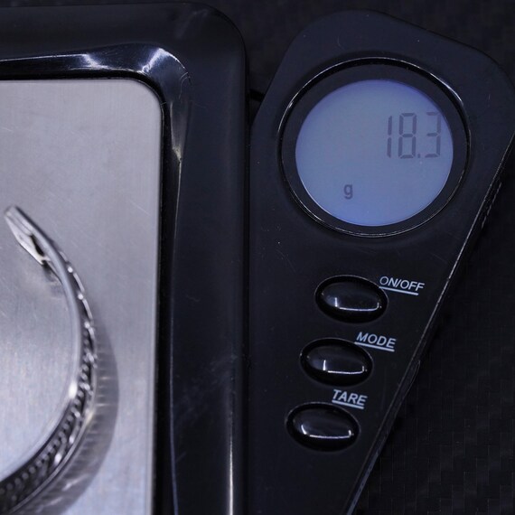 5.75”, Native American Navajo Joe Tom Sterling Silver… - Gem