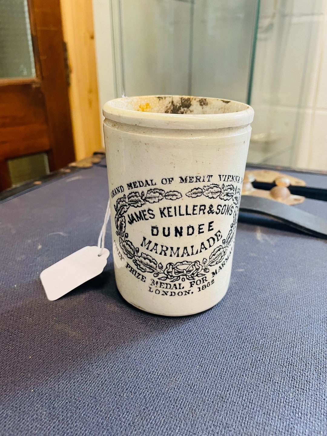 Vintage James Keiller Marmalade Jar - Etsy