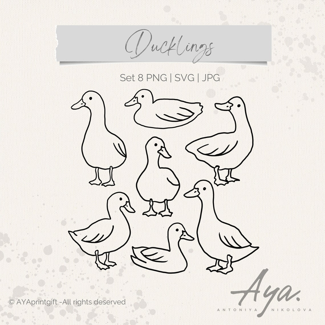 8 Duck Svg Duck Vector Duck Clip Art Duck Cricut Ducks Silhouette Duck ...