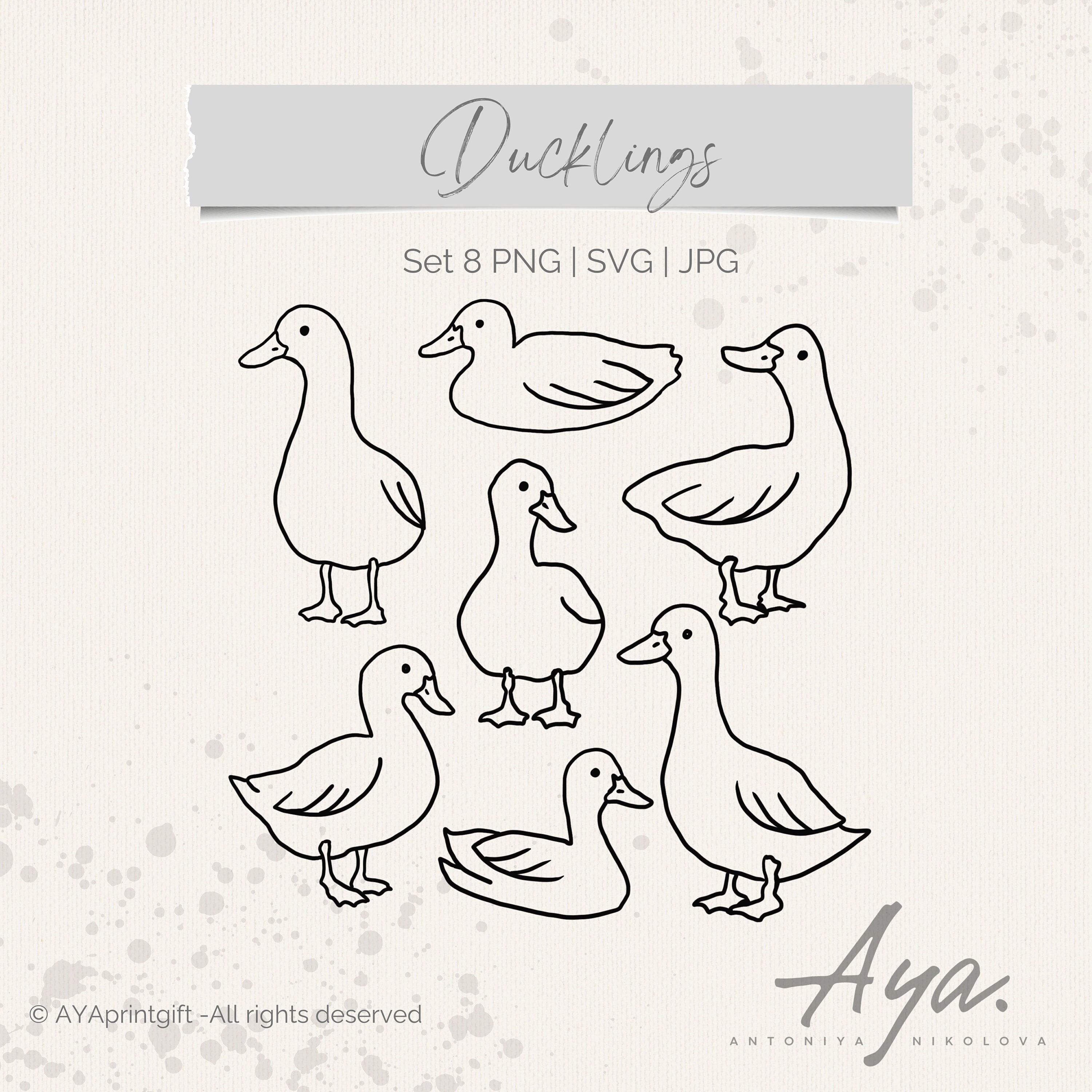8 Duck Svg | Duck Vector | Duck Clip Art | Duck Cricut | Ducks ...