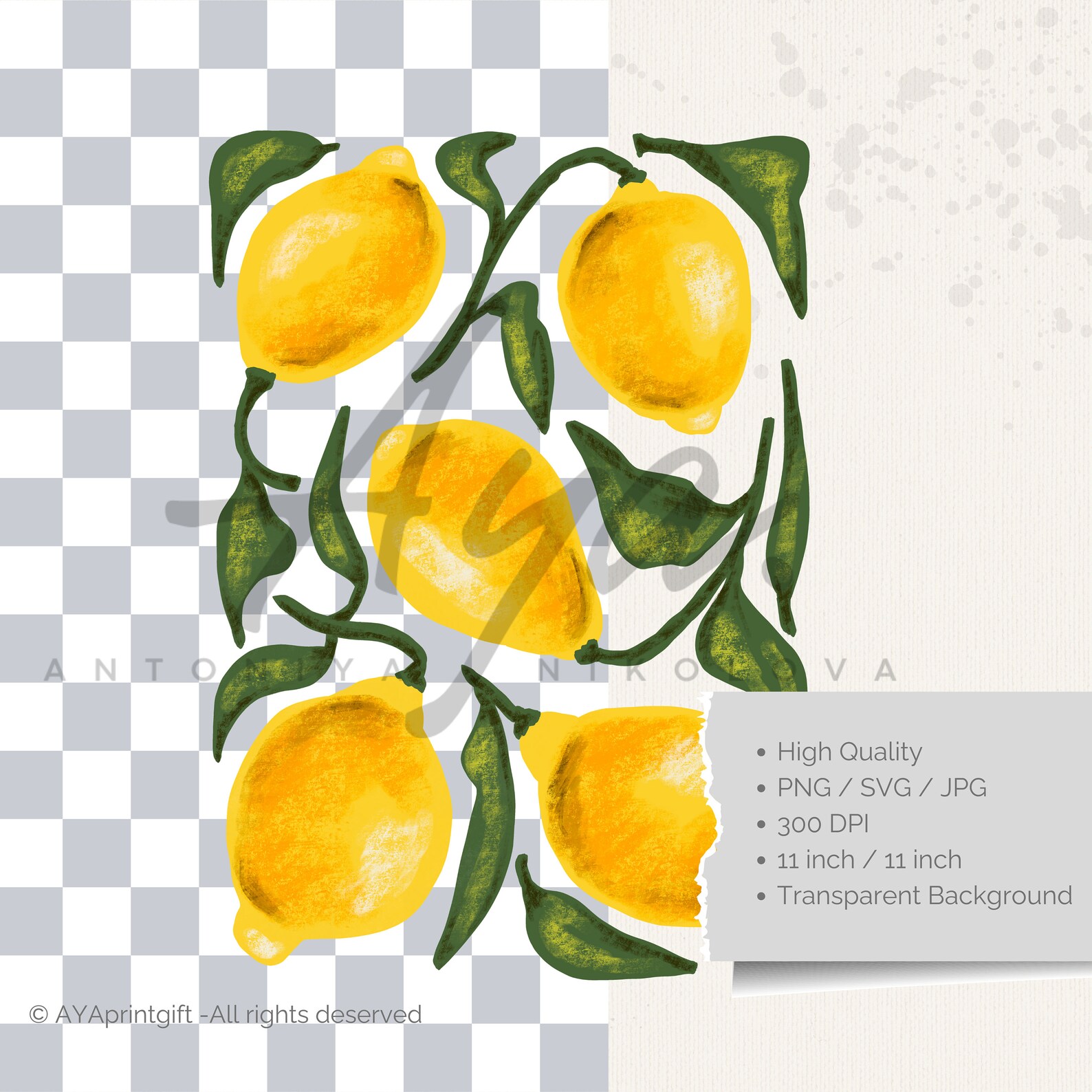 Lemons T-shirt Design PNG | Limoncello PNG Transparent Background ...