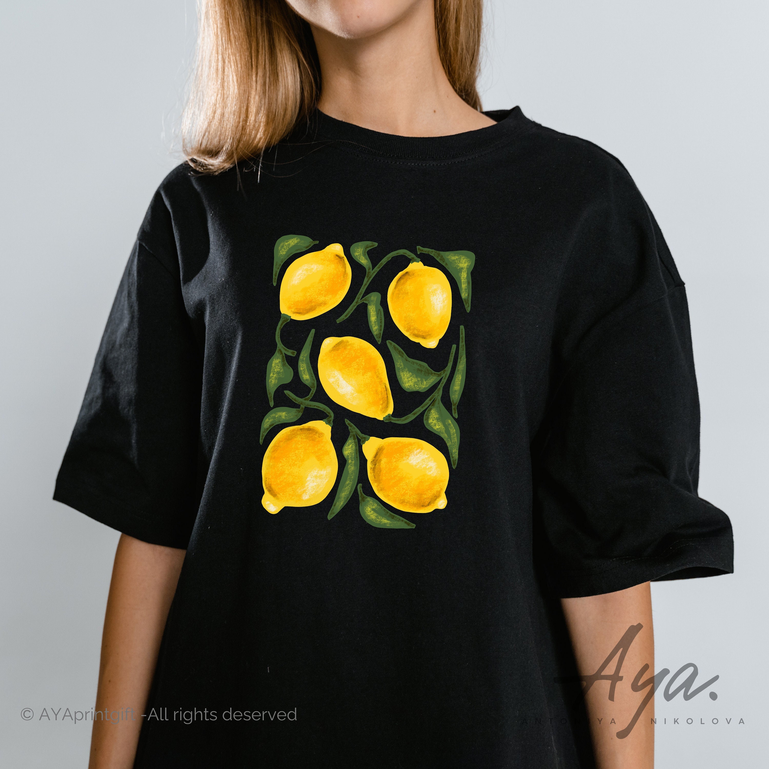 Lemons T-shirt Design PNG | Limoncello PNG Transparent Background ...