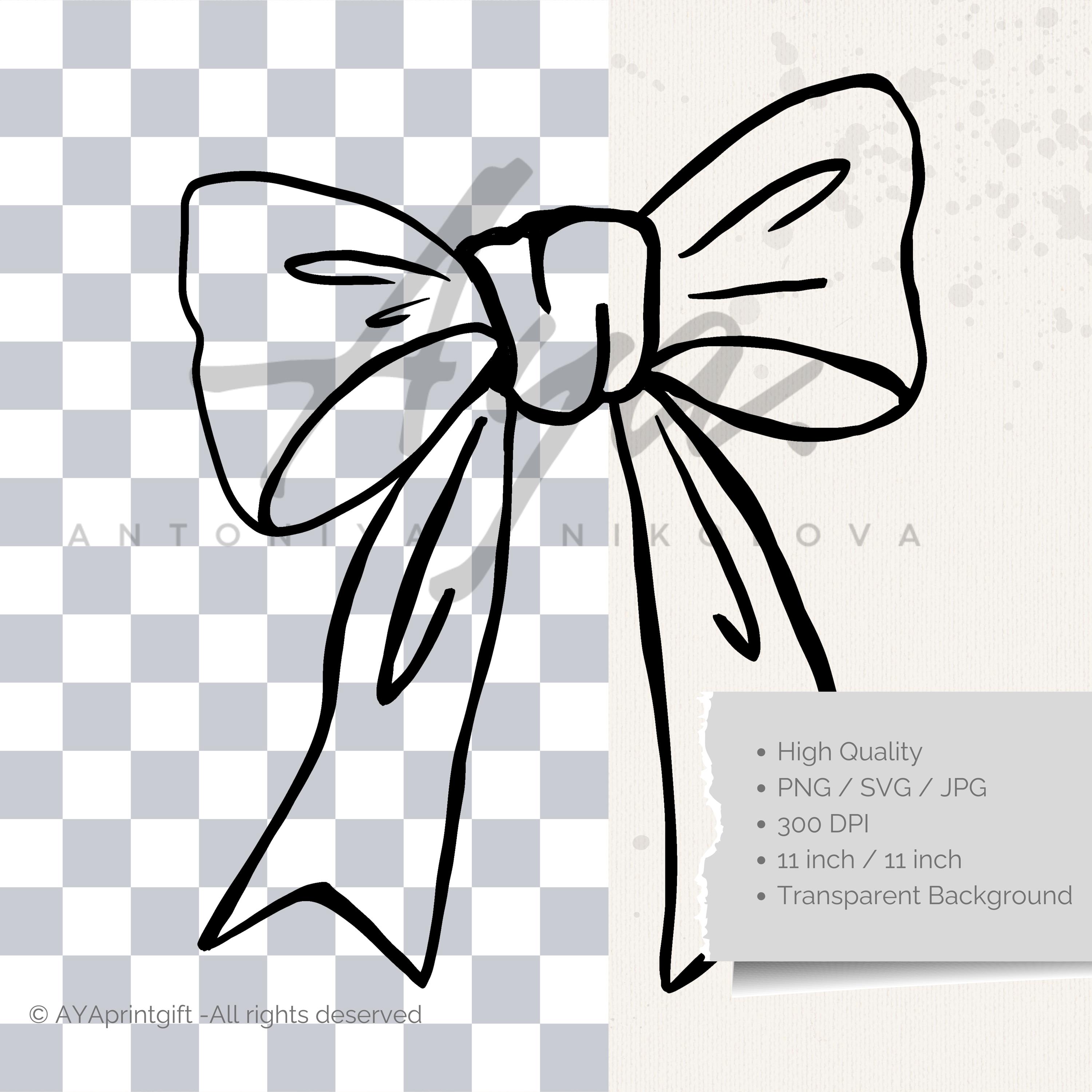 Ribbon Bow SVG | Ribbon SVG | Bow Svg Png | Hair Bow Svg Ribbon SVG ...
