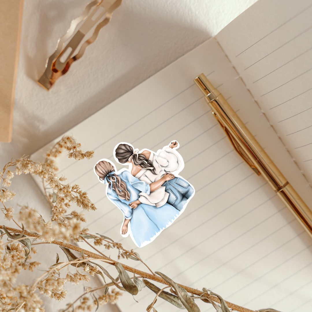 Cute Best Friends Stickers SVG Sisters Sticker Cake Topper Digital ...