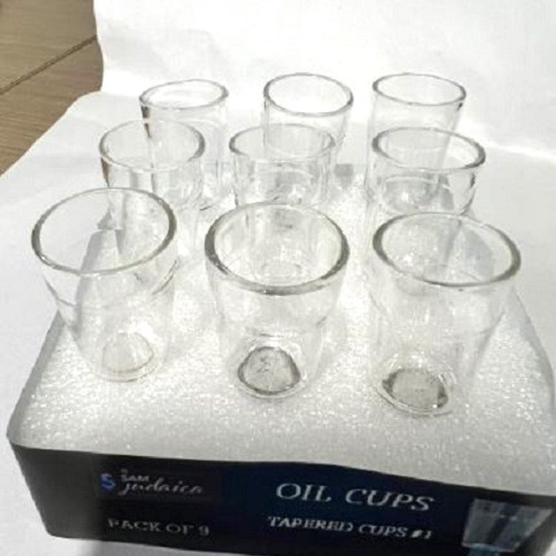Oil Cup Menorahs - Etsy