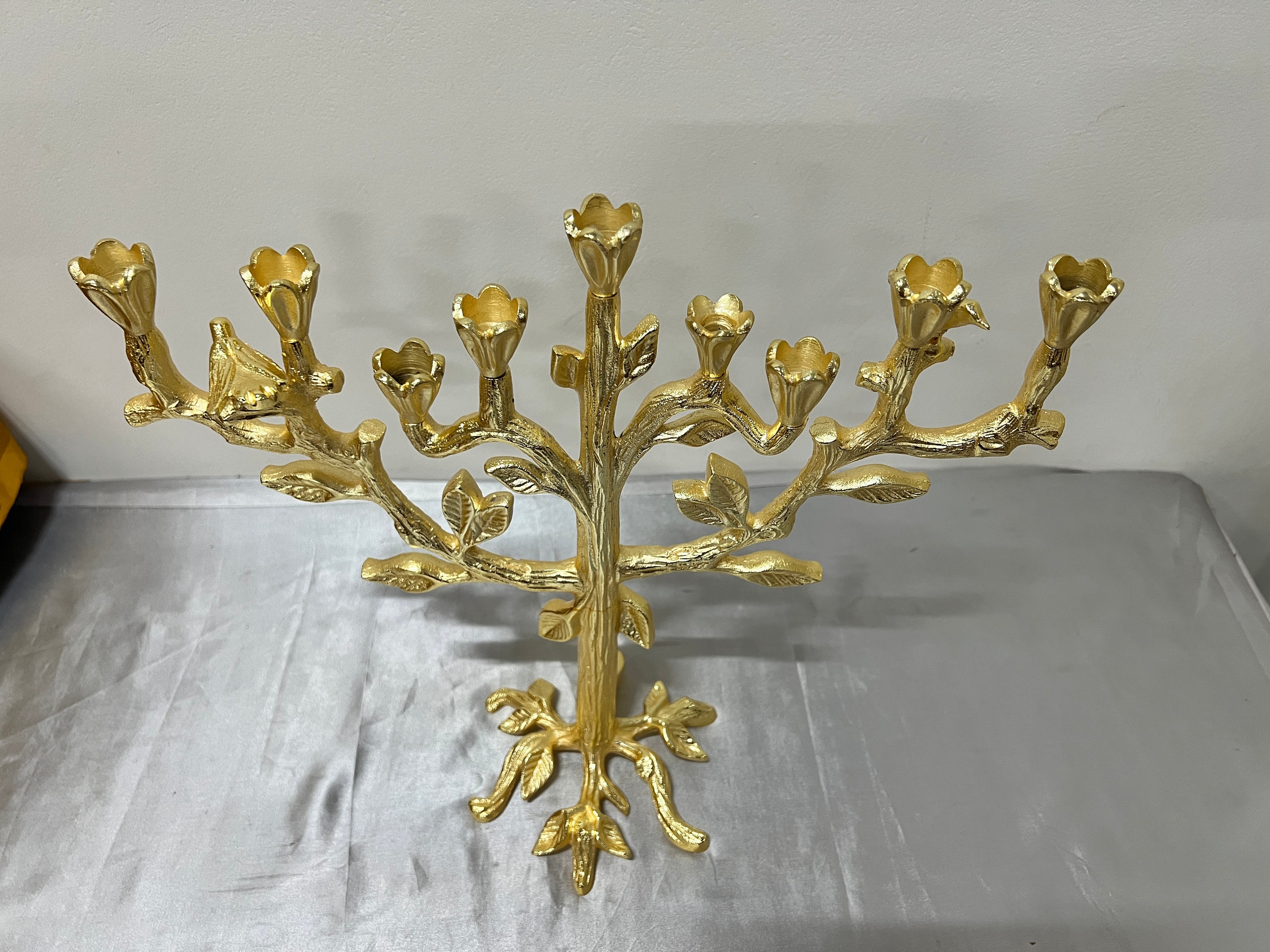 Chanukah Big Menorah 9 Candle Hanukkah Jerusalem Temple Menorah Tall 16 ...