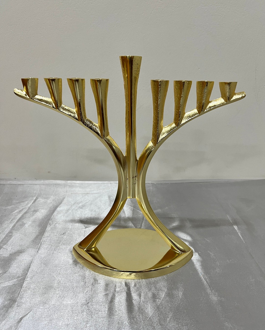 Chanukah Menorah Candle Holder | Sam Judaica Hanukkah Menorah - Etsy