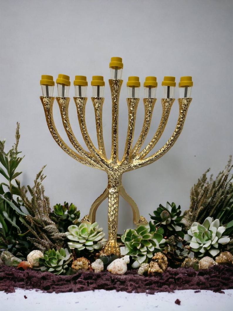 Handmade Jerusalem Menorah Hanukkah Chanukah Menorah Candle - Etsy