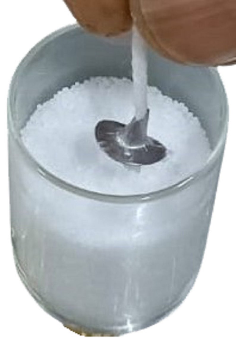 9 Glass Oil Cups With Wick Holder: Floating Wicks Included - Etsy