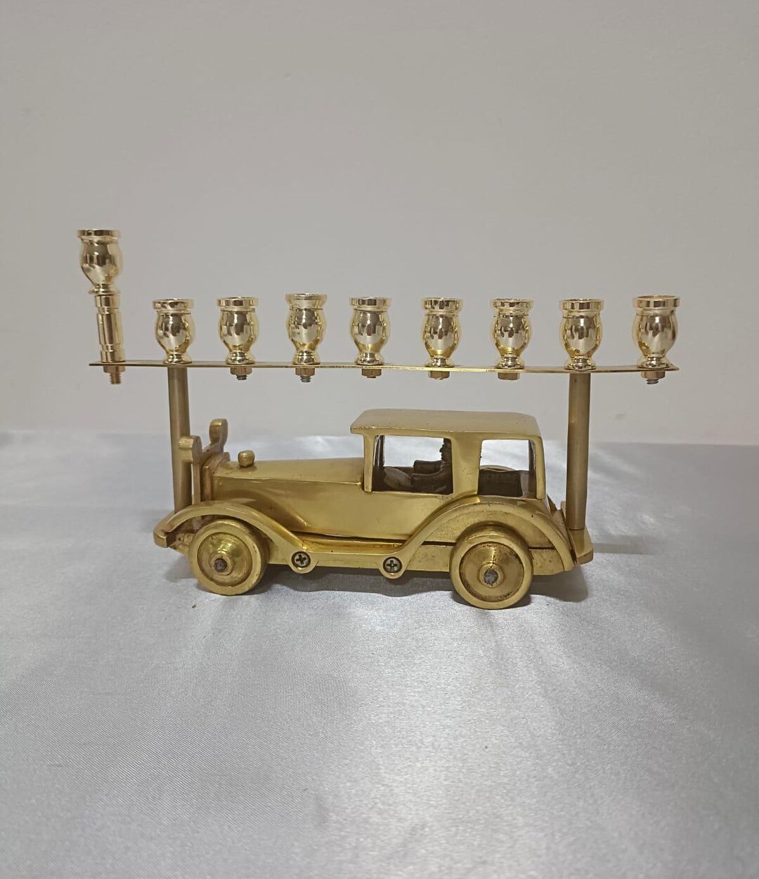Vintage Car Chanukah Menorah | Home Decor | Classic Design Hanukah ...