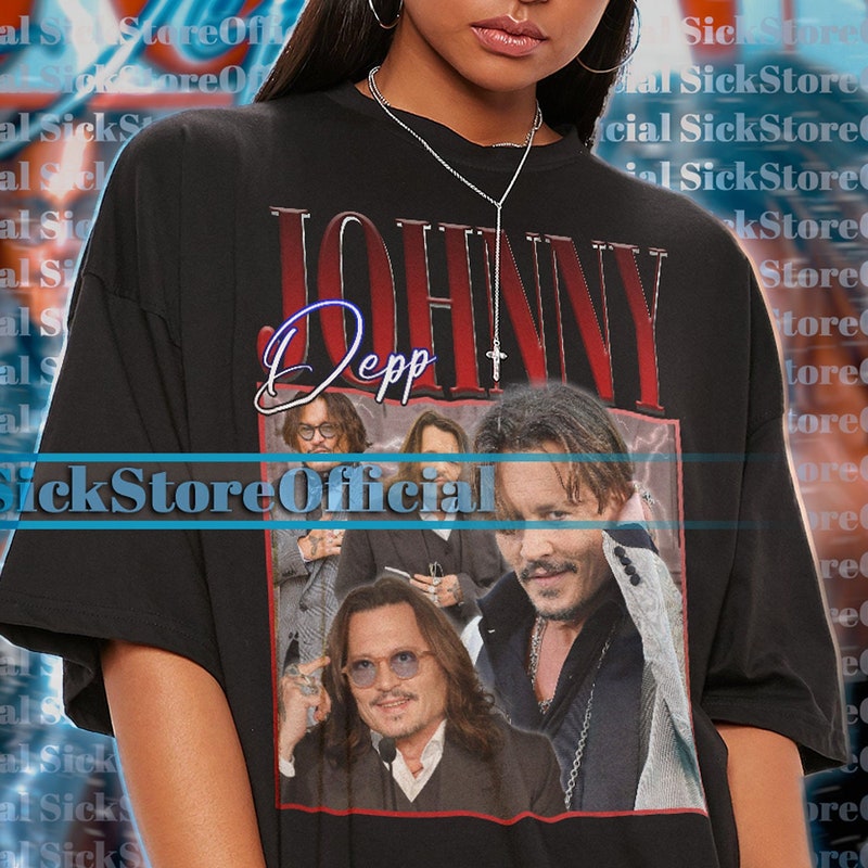 Johnny Depp T Shirt - Etsy