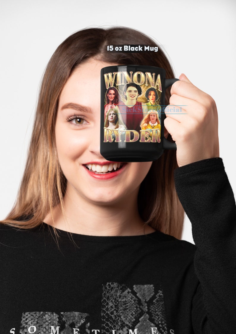 WINONA RYDER Coffee Mug, Winona Ryder Tea Mug, Winona Ryder Drinkware ...
