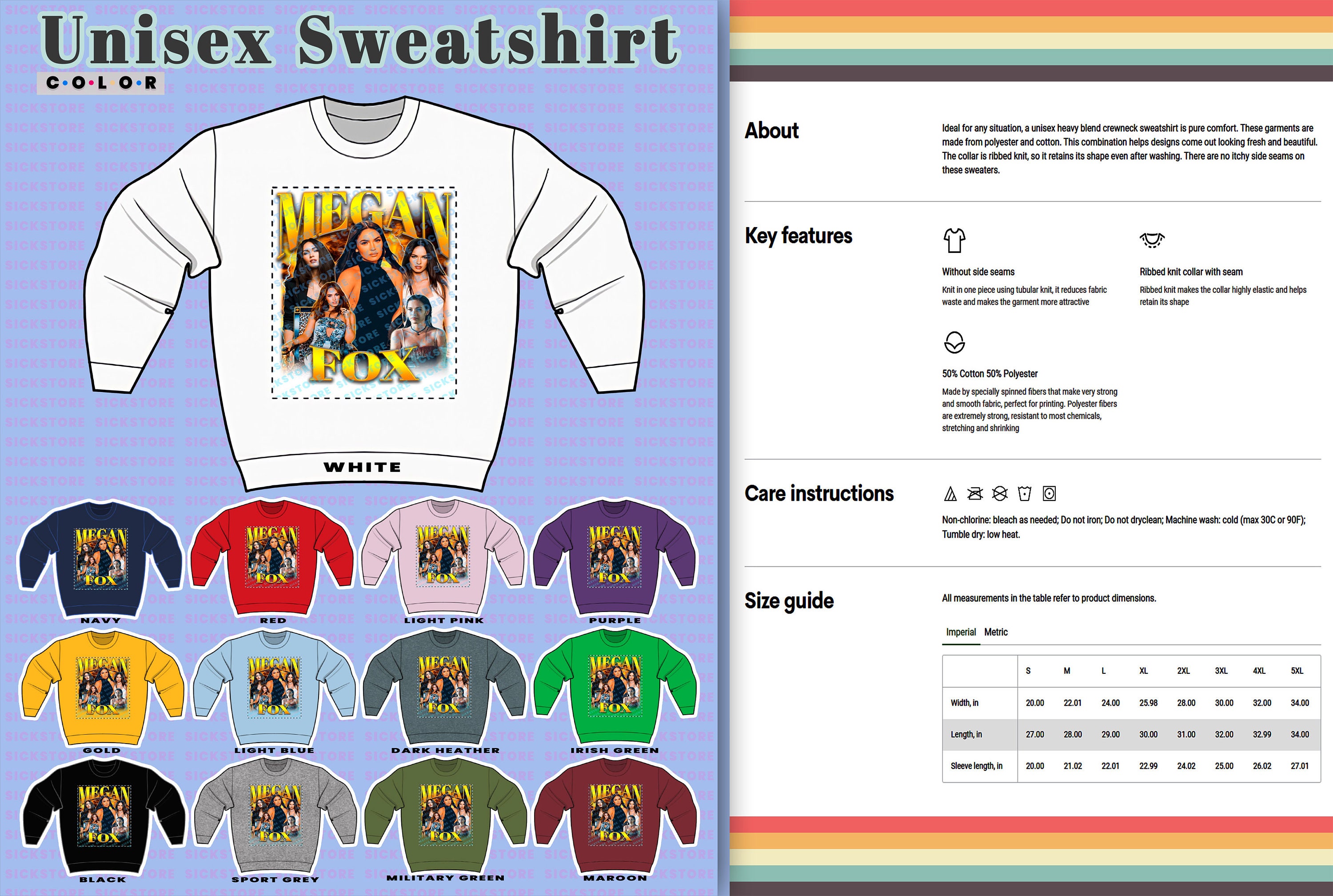 MEGAN FOX Vintage Sweatshirt Megan Fox Homage Sweater Megan - Etsy