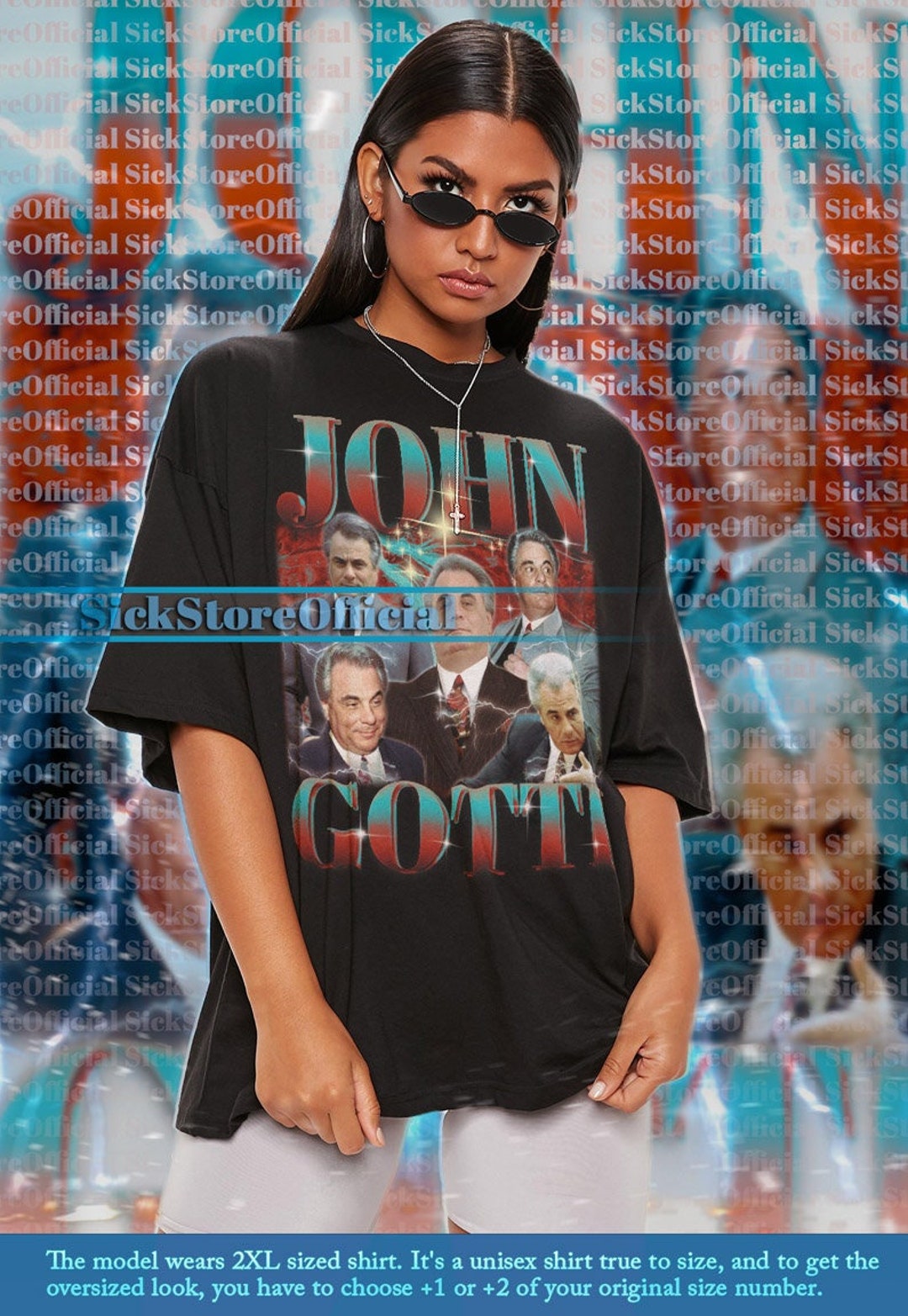 JOHN GOTTI Vintage Shirt, John Gotti Homage Tshirt, John Gotti Fan Tees ...
