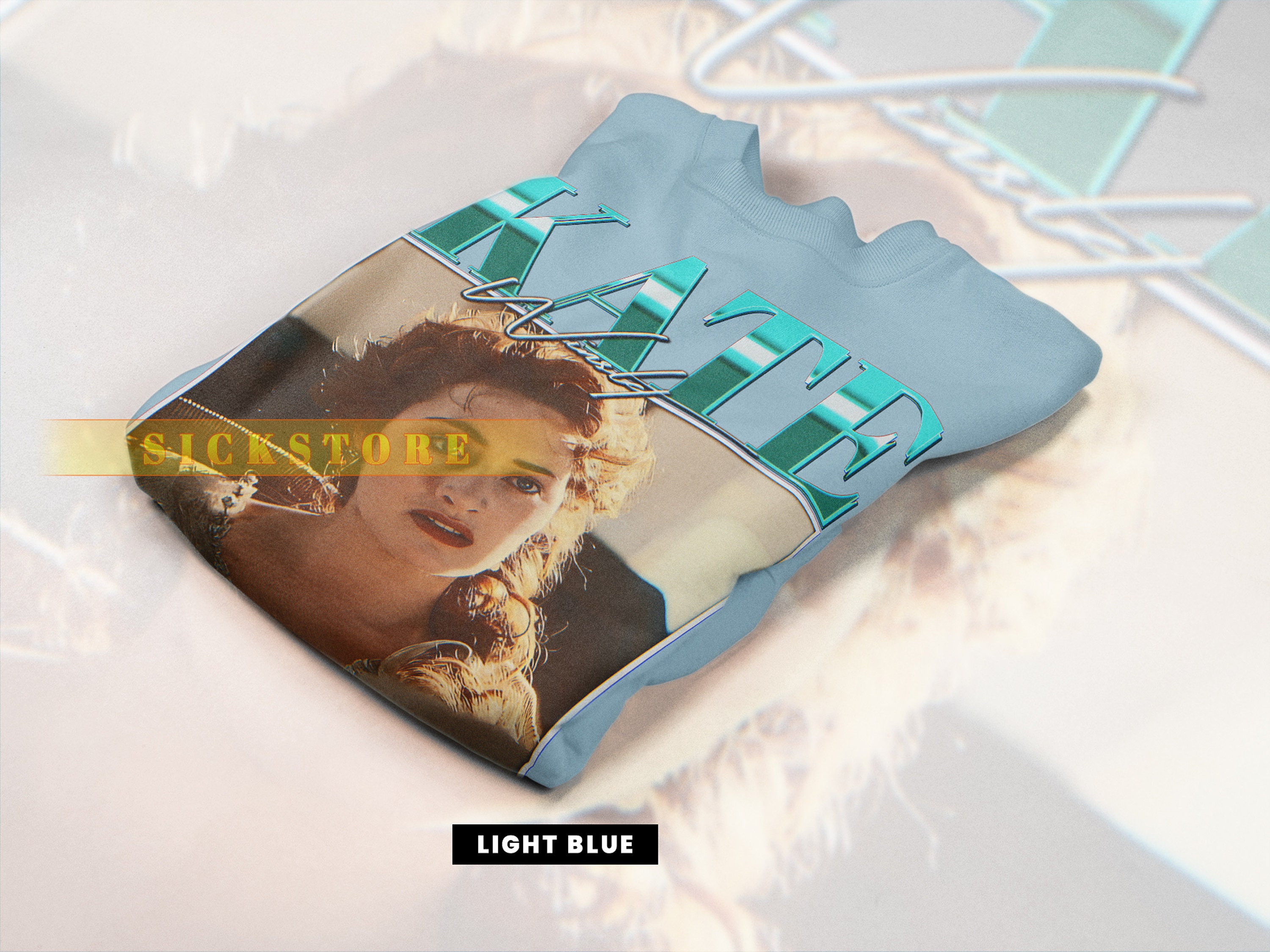 KATE WINSLET Sweatshirt Kate Winslet Homage Sweater Kate - Etsy