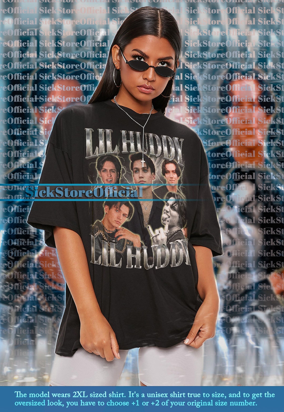 LIL HUDDY Vintage Shirt, Lil Huddy Homage Tshirt, Lil Huddy Fan Tees ...