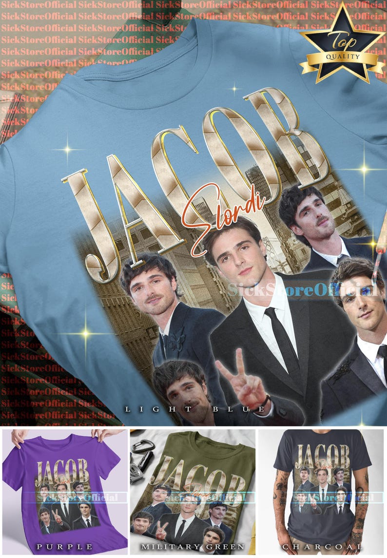 JACOB ELORDI Vintage Shirt, Jacob Elordi Homage Tshirt, Jacob Elordi ...