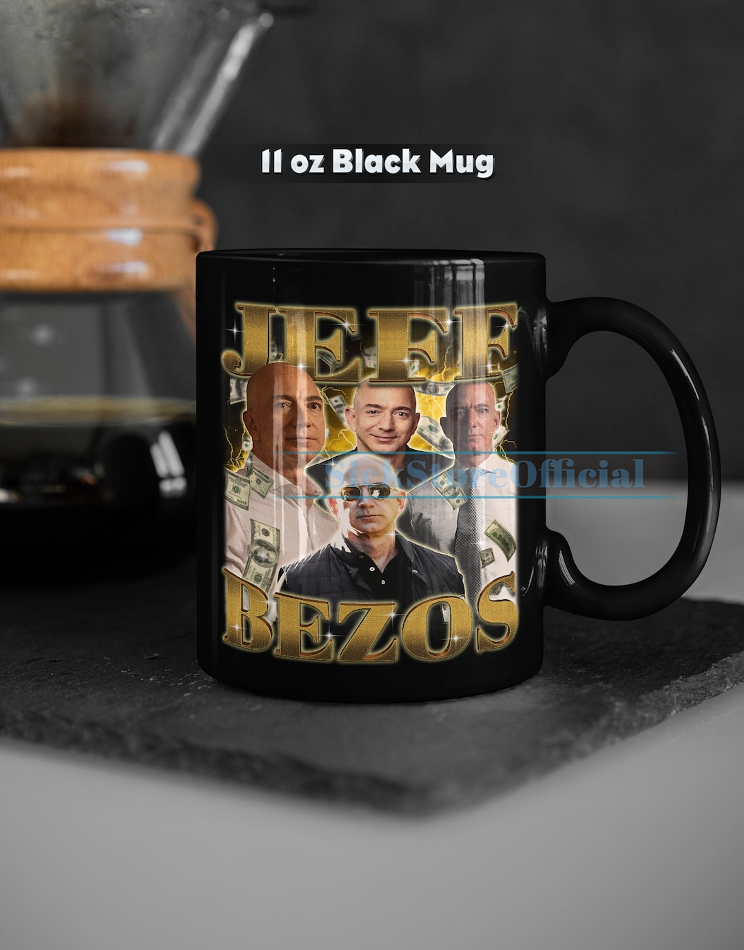 JEFF BEZOS Coffee Mug, Jeff Bezos Tea Mug, Jeff Bezos Drinkware, Jeff ...
