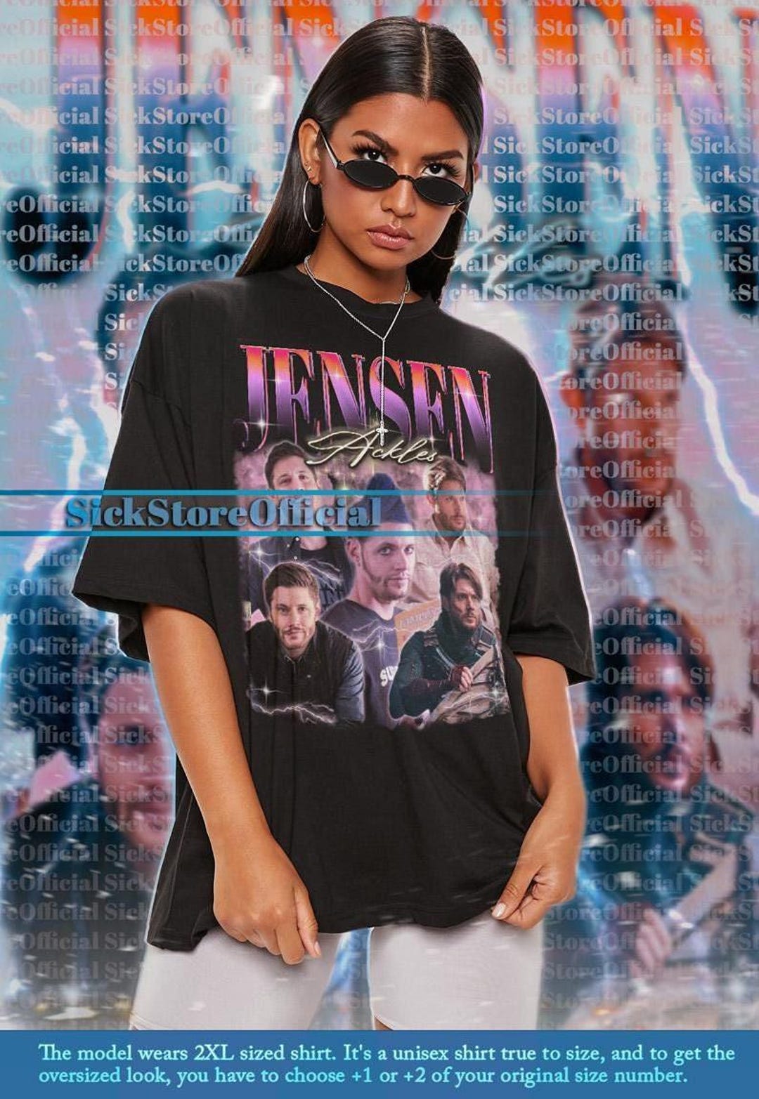 JENSEN ACKLES Vintage Shirt, Jensen Ackles Homage Tshirt, Jensen Ackles ...