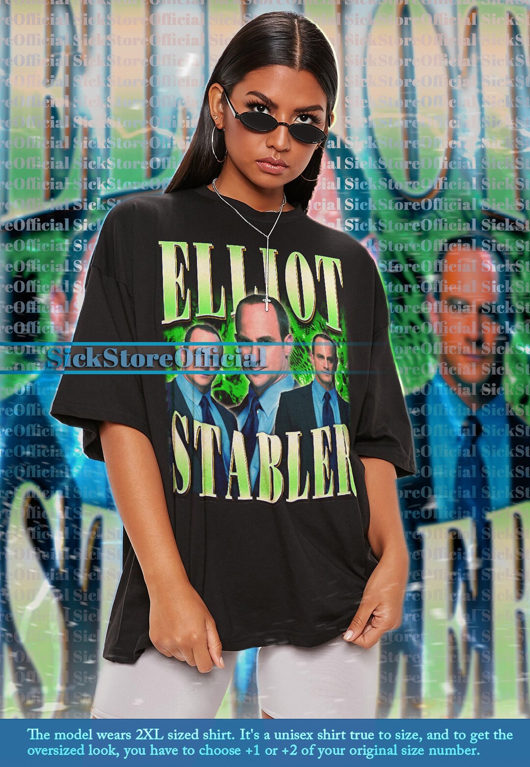 Retro ELLIOT STABLER Tshirt, Christopher Meloni Shirt, Elliot Stabler ...