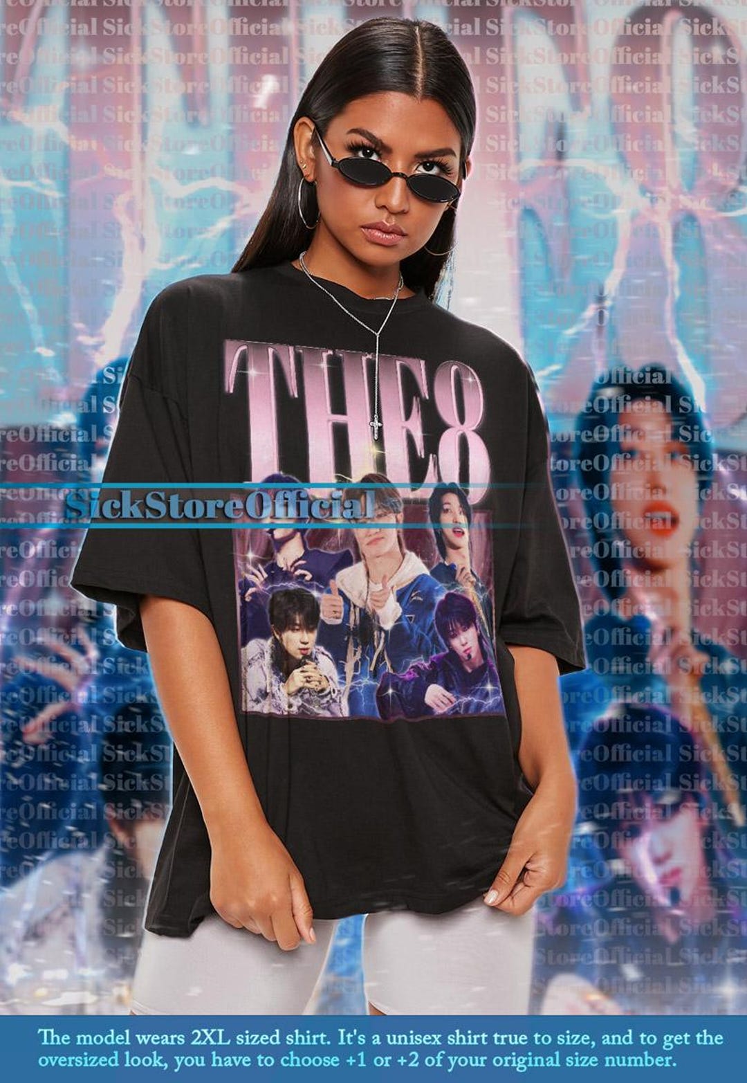 THE8 Vintage Shirt, The8 Kpop Idol Tshirt, The8 Fan Tees, The8 Retro ...