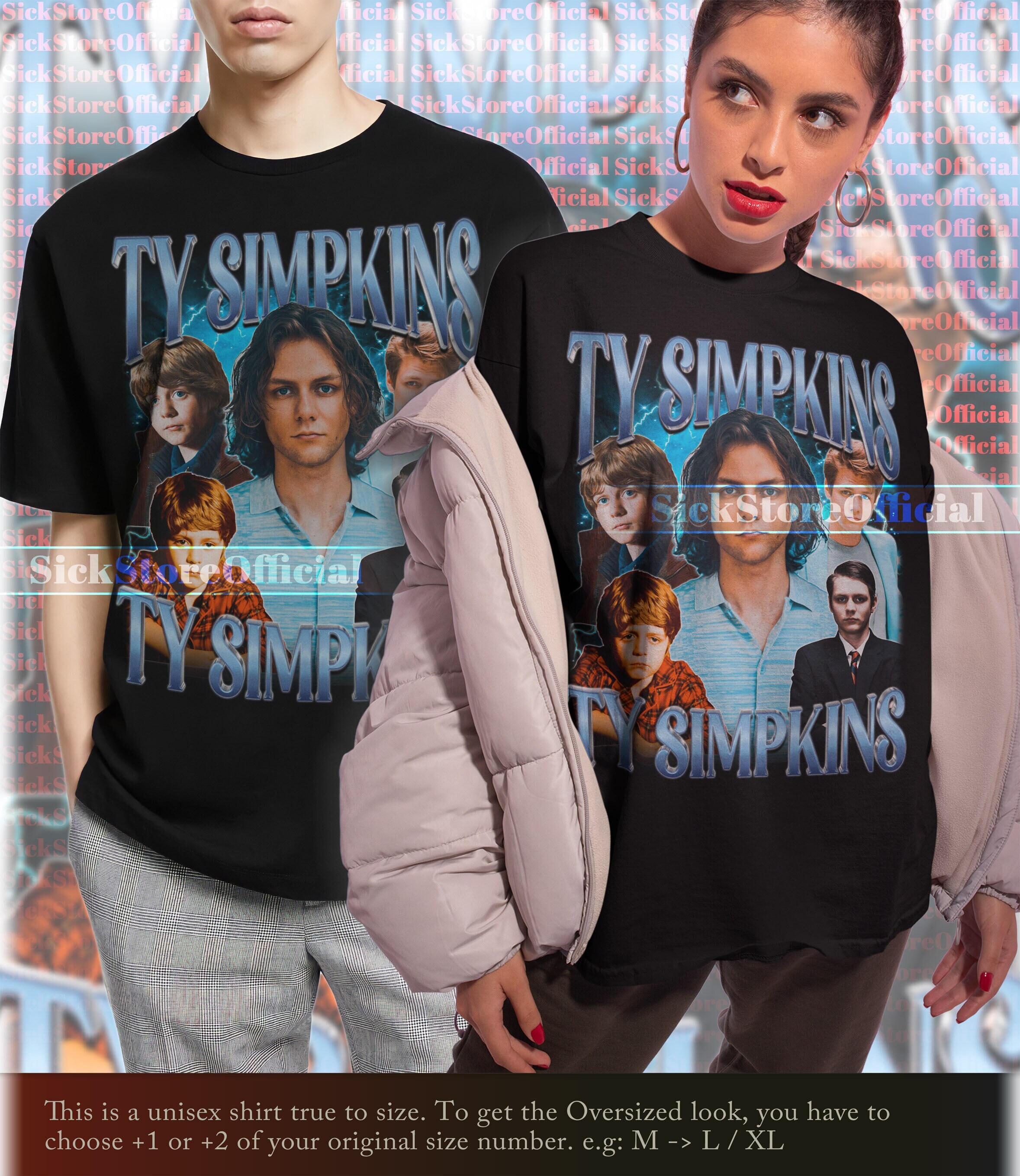 TY SIMPKINS Vintage Shirt, Ty Simpkins Homage Tshirt, Ty Simpkins Fan ...