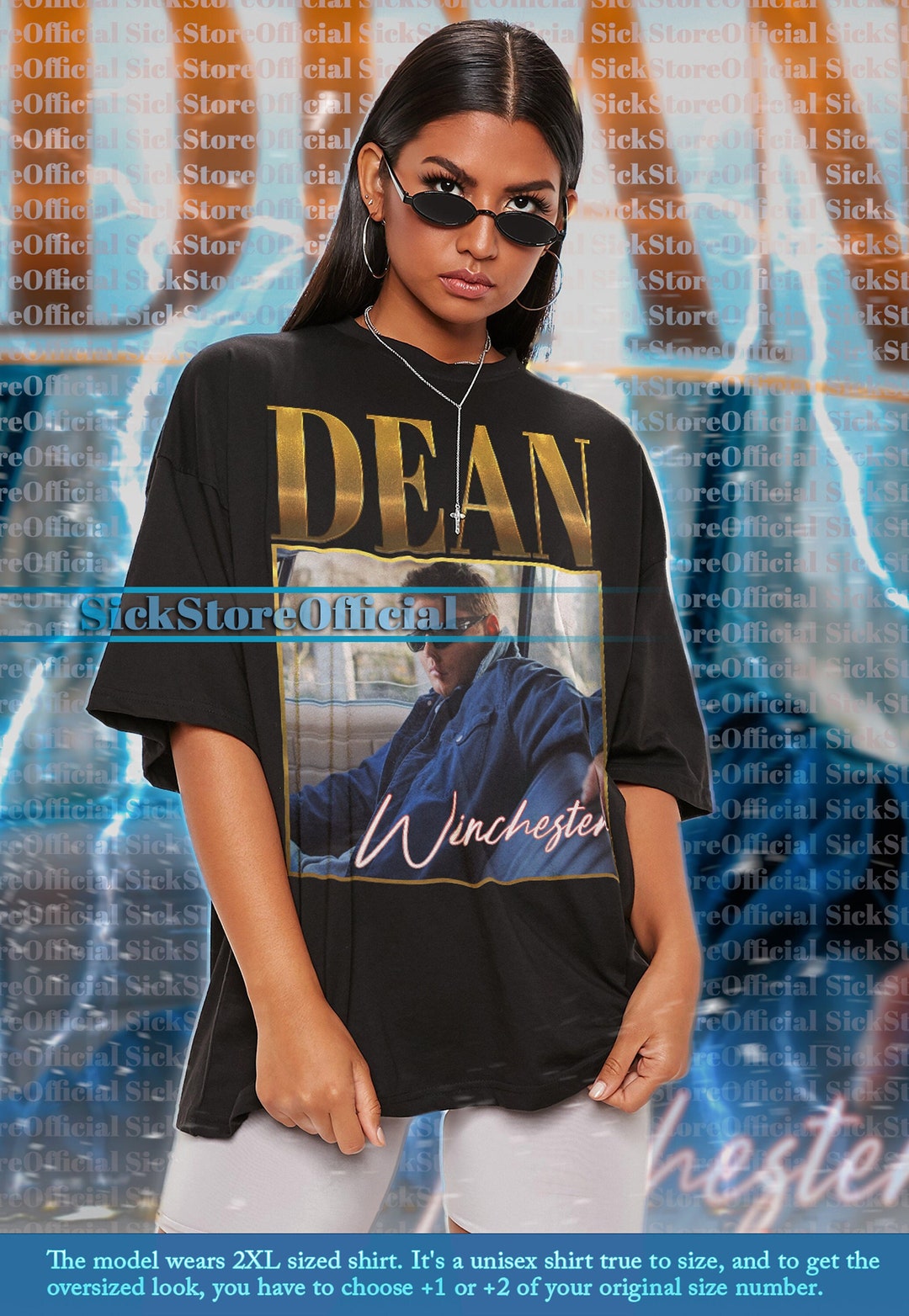 DEAN WINCHESTER Shirt, Supernatural Dean Winchester Tshirt, Dean ...