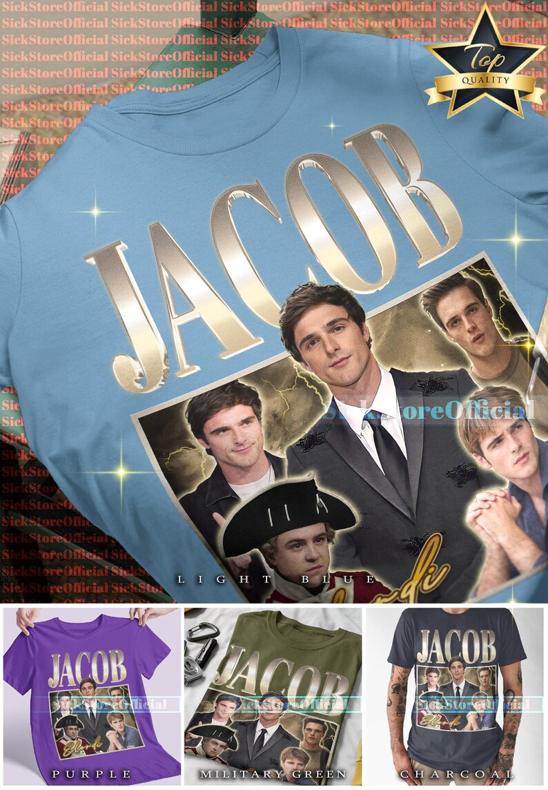 JACOB ELORDI Vintage Shirt, Jacob Elordi Homage Tshirt, Jacob Elordi ...